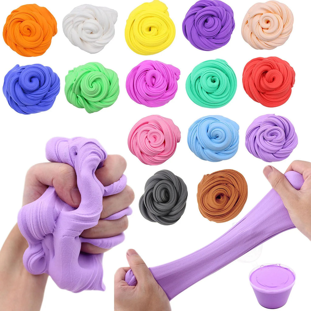 Diy Solid Butter Slime Kit Soft Non-Sticky Scented Slime Soft kid and ...